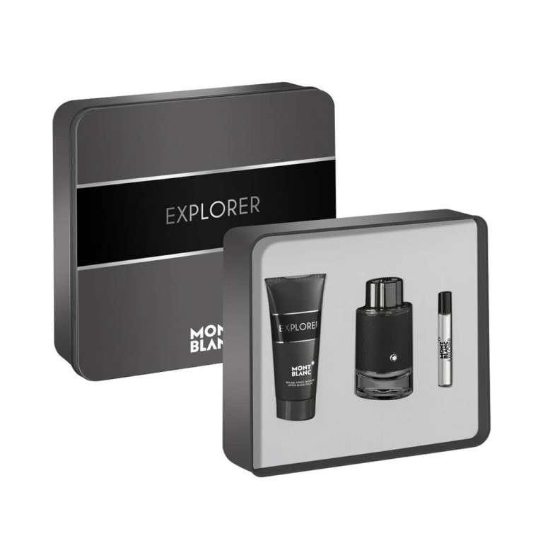 MONT BLANC EXPLORER EDP 100 ML+7.5MLMINI+100ML ASB SET - Sanmarco